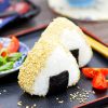 Knusprige Onigiri mit Wakame & Kräuterseitlingen » REZEPT