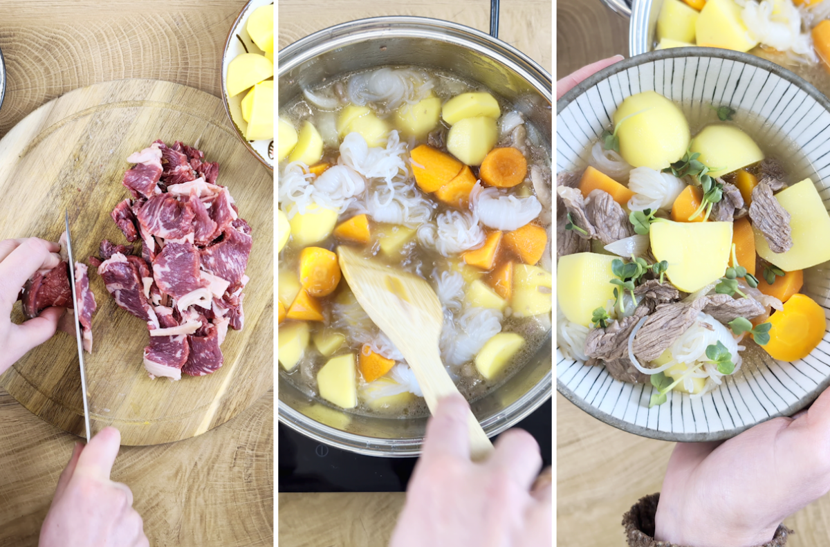 Nikujaga: japanischer Kartoffel-Rindfleisch-Eintopf | Rezept